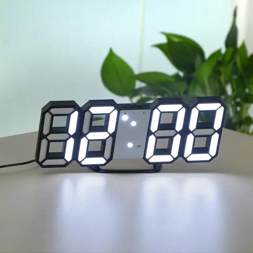 Jual Jam Dinding atau Meja Digital Always on Display 3D Clock Table or ...
