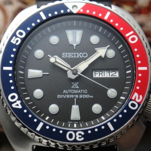 Jual Seiko Prospex Turtle Pepsi MOD SRP779K1 Automatic NH36 Diver ...
