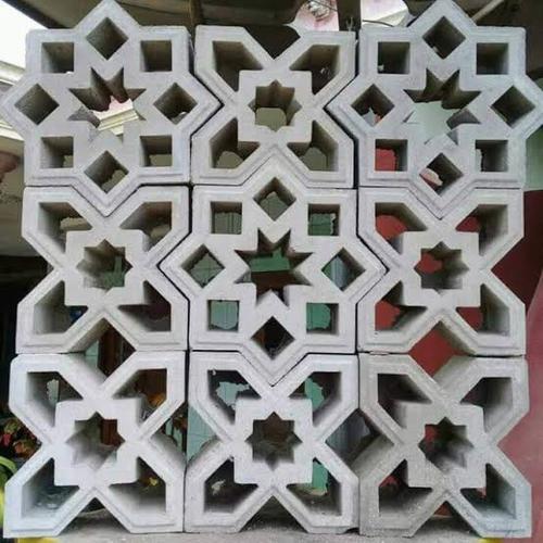 Jual Roster beton minimalis motip kerawangan - Abu-abu - Kota Bogor ...