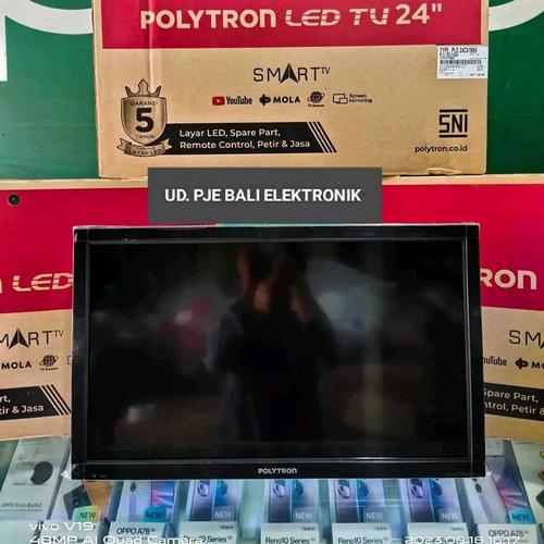 Jual smart tv polytron 24 inch garansi resmi 5 tahun ready stok - Kota ...