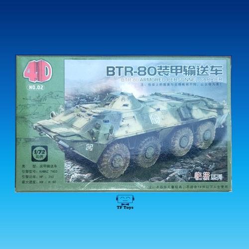 Jual Miniatur Model kit Mokit APC BTR80 / Truck M35 1:72 4d model - M35 ...