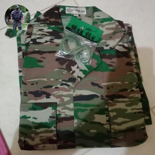 Jual Baju Seragam Pdl Loreng Matra Darat - PDL Loreng TNI jatah terbaru - S - Jakarta Pusat ...