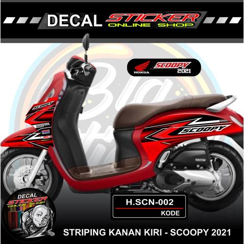 Jual STIKER MOTOR HONDA SCOOPY 2021 STICKER STRIPING DECAL - H.SCN-002 ...