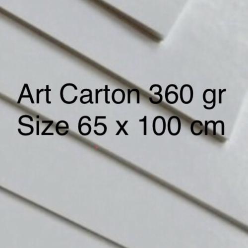 Jual Art Carton 360 gr size 65x100 cm , min 5 lbr bisa request potong ...