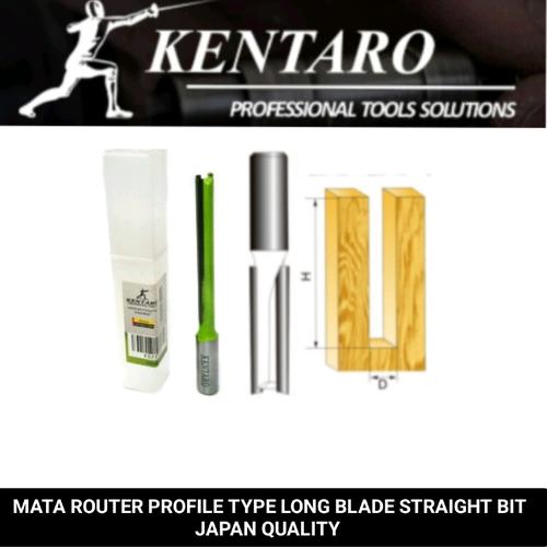 Jual Kentaro mata router profile type long blade straight bit Japan ...