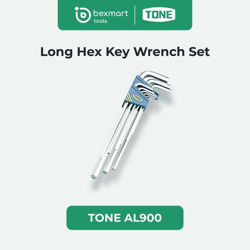 Jual Tone AL900 Kunci L Set Tone Long Hexagonal Rods Wrench Set ...