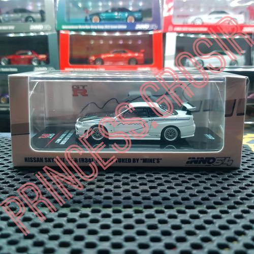 Jual INNO64 INNO 64 SKYLINE GTR R34 R-TUNE TUNED BY MINES MINE'S WHITE ...