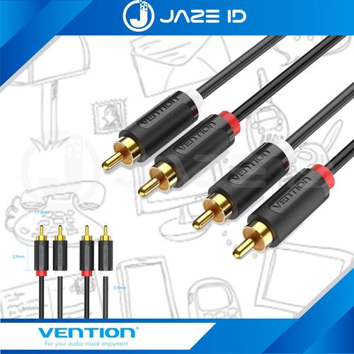 Promo Vention Kabel RCA Audio 2 Male to 2 Male Cable Aux Input 2M 3M 5M ...