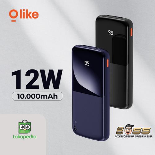 Jual OLIKE POWERBANK 10000MAH 12W DUAL OUTPUT USB TYPE-C DISPLAY P101S ...