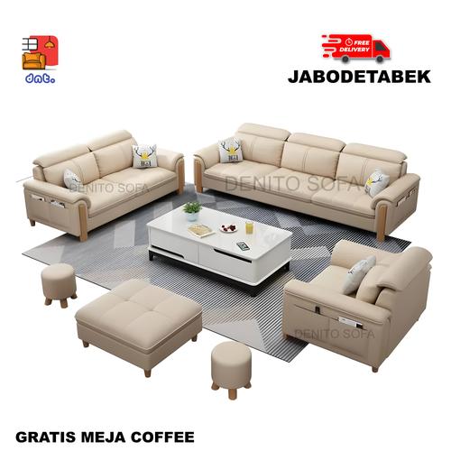 Jual Sofa Minimalis Murah/Sofa 321/Sofa 2 Seater/Kursi Tamu Kayu Jati ...