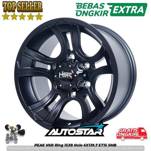 Jual VELG HSR PEAK R15 PAS BUAT MOBIL Grand Fortuner, Fortuner, Hardtop ...
