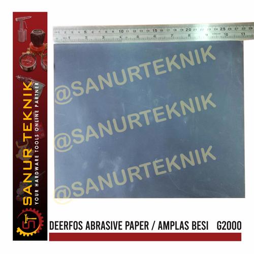 Jual DEERFOS Abrasive Paper / Amplas Besi / Amplas Kertas Grit 2000 ...