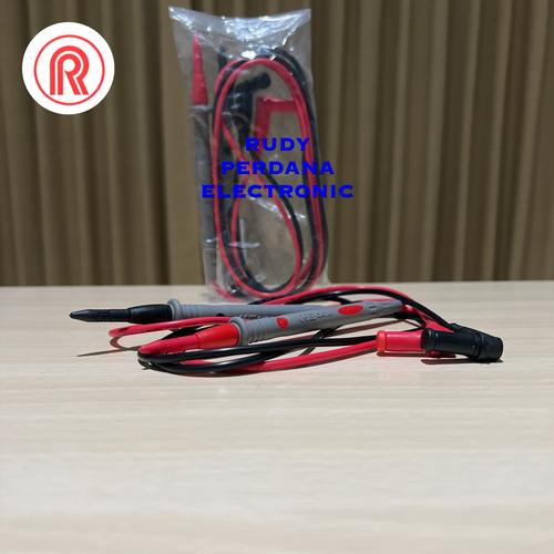 Jual KABEL MULTIMETER TESTER MULTITESTER AVOMETER 1000V 10A 1M ABU ABU ...