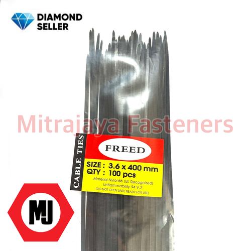 Jual Cable Ties 40 CM 3.6x400 HITAM CABLE TIE KABEL TIS TALI RIPET ...