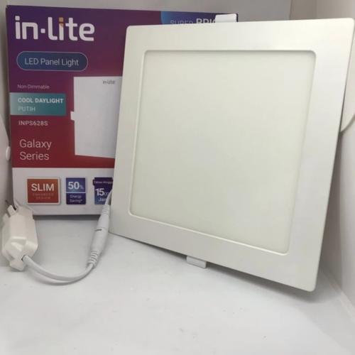 Jual lampu downlight panel kotak inlite 18watt 65k/40k/30k inps628s ...