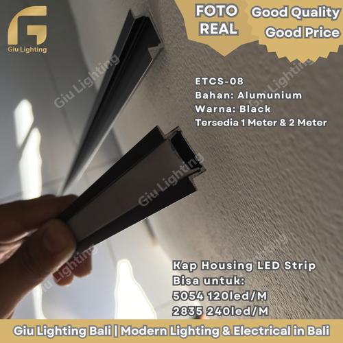 Jual Kap Housing Aluminium LED Strip / dudukan led strip / rel strip1 ...