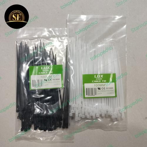 Jual LUX kabel ties / cable ties / pengikat kabel 10CM 100MM 10 CM 100 ...