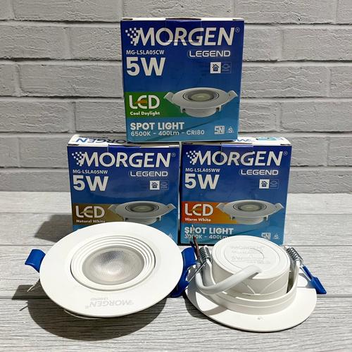 Promo MORGEN LEGEND LED SPOT LIGHT 5W 5WATT SUPER TERANG SNI ...
