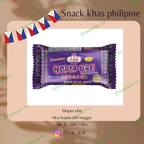 Jual pre order hopia bapia philipine pilipine snack camilan eng bee tin ...