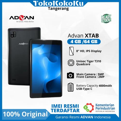 Jual Tablet Advan XTAB ram 4/64 x tab 8 inch 8" inci ips 4GB 6GB LTE ...