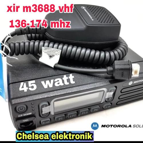 Jual RIG MOTOROLA XIR M 3688 136-174 VHF 45 WATT DIGITAL ANALOG ...