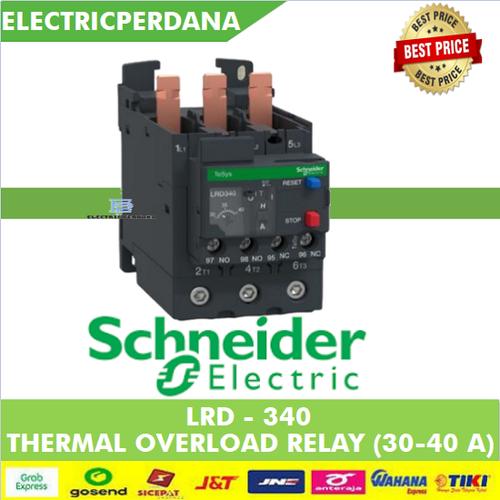 Jual Thermal Overload Relay LRD340 ( 30-40A ) Schneider BAGUS ...
