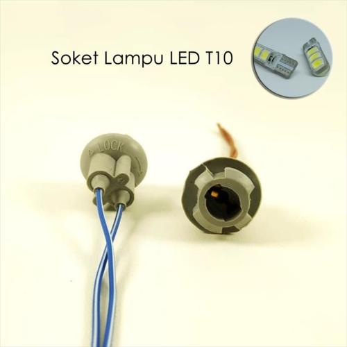 Jual Soket Bohlam Senja Sein Socket Fitting Rumah Lampu T10 Motor Mobil ...