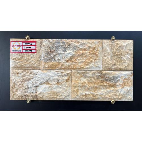 Jual Keramik Batu Alam Centro Rock Series 20 x 40 Kapuas Cream KW1 ...