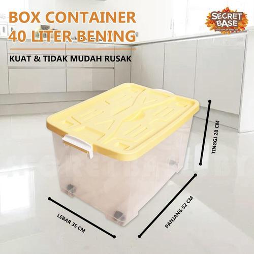 Jual Box Container 40 Liter + Roda - Kontainer Box Plastik / Container ...