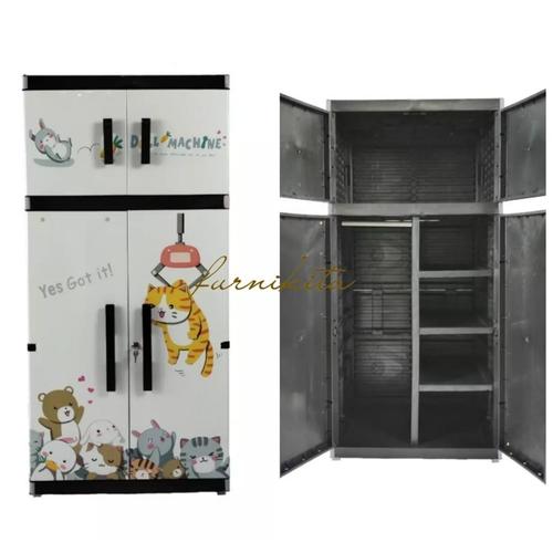Jual LEMARI PLASTIK GANTUNG STICKER II LEMARI 4 PINTU ORLANDO BATAM ...
