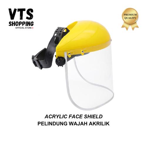Jual Face Shield Akrilik Medis/ Helm Safety Pelindung Wajah Gerinda APD ...