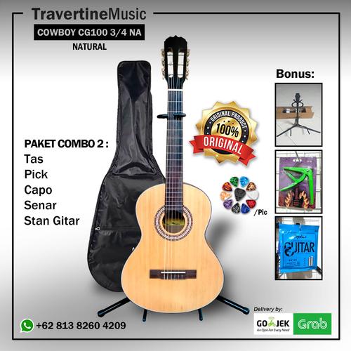 Jual Gitar Classic Nylon 3/4 Cowboy CG 34-NA original Import - Natural ...