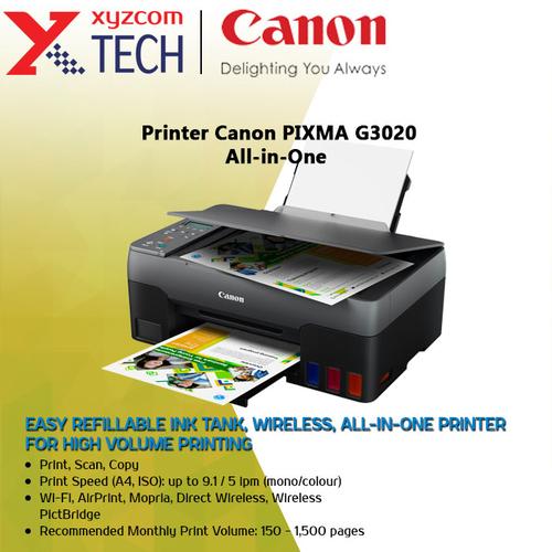 Jual Printer Canon PIXMA G3020 All-in-One - Jakarta Pusat - xyzcom_tech ...