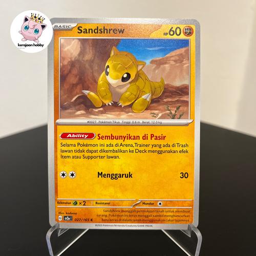 Jual Kartu Pokemon TCG 151 Sandshrew - Indonesia - Jakarta Selatan ...