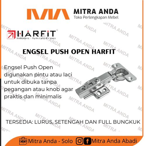 Jual Engsel Push Open Harfit - Lurus - Kab. Sukoharjo - MITRA ANDA ...
