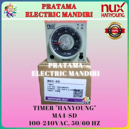 Jual HANYOUNG NUX TIMER STAR DELTA MA4-SD MA4SD 100-240VAC 50/60 HZ - Jakarta Barat - Pratama ...