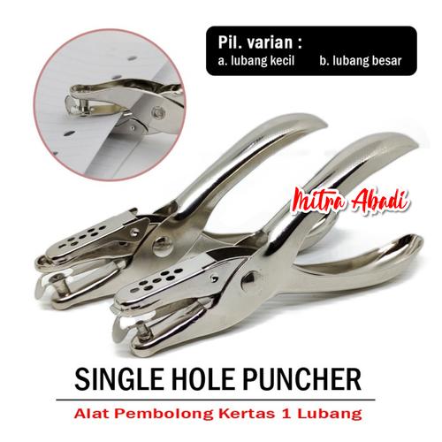 Jual Paper Single Hole Puncher Alat Pembolong Kertas 1 LUBANG - LUBANG ...