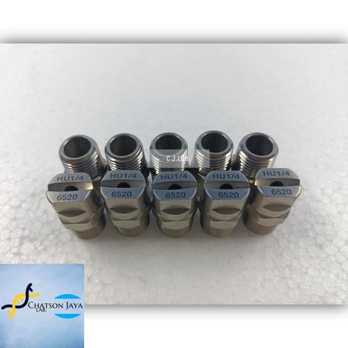 Jual Nozzle V Jet Stainless Steel 316 - Water Flat Fan V Jet Spray 6520 ...