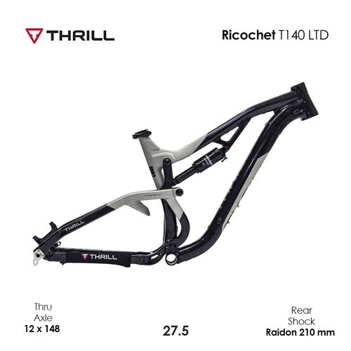 Jual Frame Sepeda MTB 27.5" THRILL RICOCHET T140 LTD Raidon Shock ...