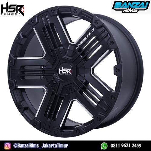 Jual VELG MOBIL HSR OVERLAND R18 LEBAR 8,5 PCD 5X114,3-127 BLACK ...