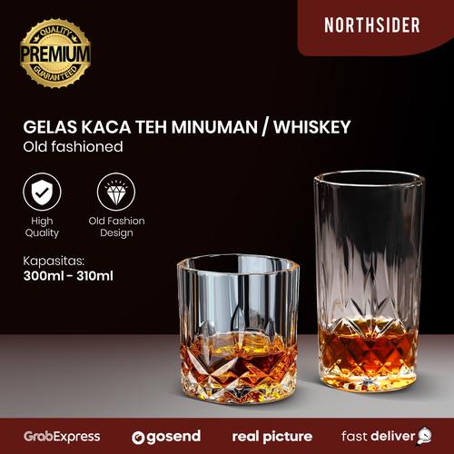 Promo Gelas kaca teh kopi minuman whiskey Old Fashioned - C310 - 310ml - Kota Tangerang ...