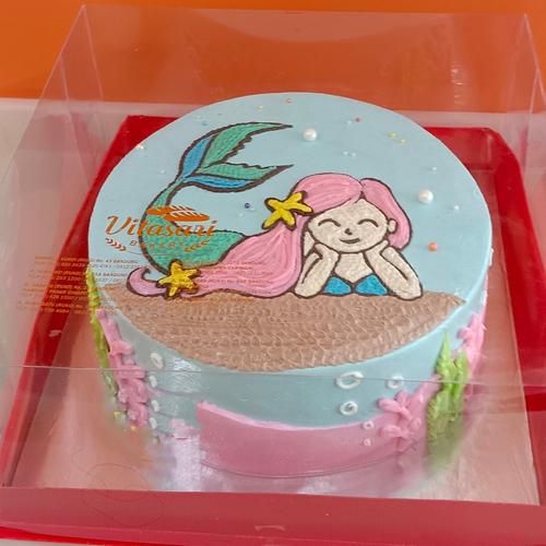 Jual mermaid cake - kue ulang tahun karakter mermaid - birthday cake ...