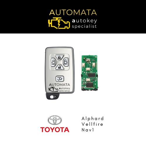 Jual Remote Kunci Keyless Toyota Alphard Vellfire NAV1 Gen 2 5 Tombol ...
