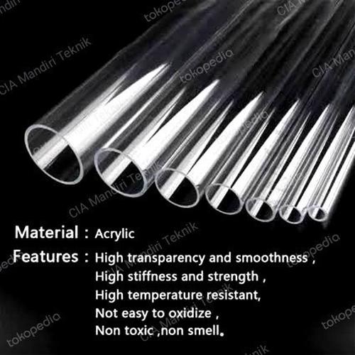 Jual PIPA AKRILIK BENING TEBAL 2MM OD 20MM x ID 16MM x 50CM - Jakarta Barat - Mulia Mandiri ...