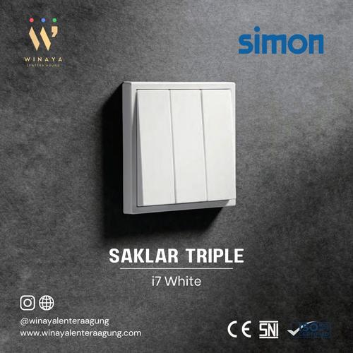 Jual Saklar SIMON i7 Putih - Triple - Kota Surabaya - Winaya Lentera ...