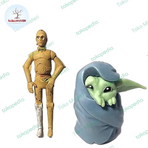 Jual Robot Droid C3PO Bayi Baby Yoda Starwars Star Wars Figure Jadul ...