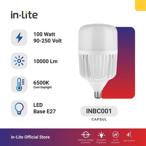 Jual INLITE Lampu LED Capsule 100w Lampu Kapsul 100 Watt 100W E40 ...