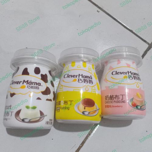 Jual Clever Mama Pudding Puding Caramel, Strawberry, Yogurt ...