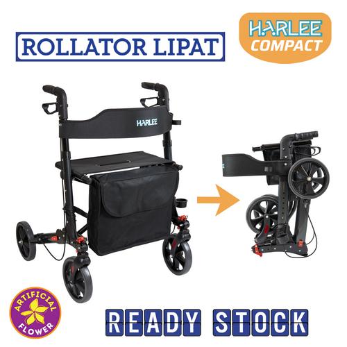 Jual Harlee Compact Rollator - Édition Onyx - Walker beroda 4 - Jakarta ...