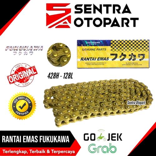 Jual Rantai rante emas gold ukuran 428 128 hsbt fukukawa - Jakarta ...